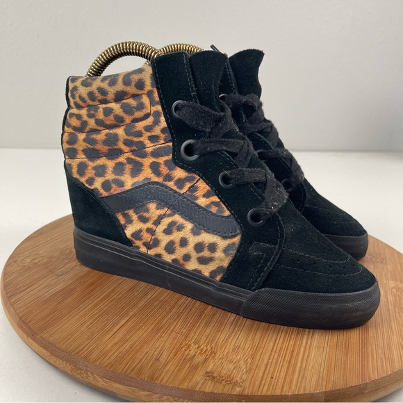 Vans | Shoes | Vans Sk8hi Hidden Wedge Animal Print Sneakers | Poshmark